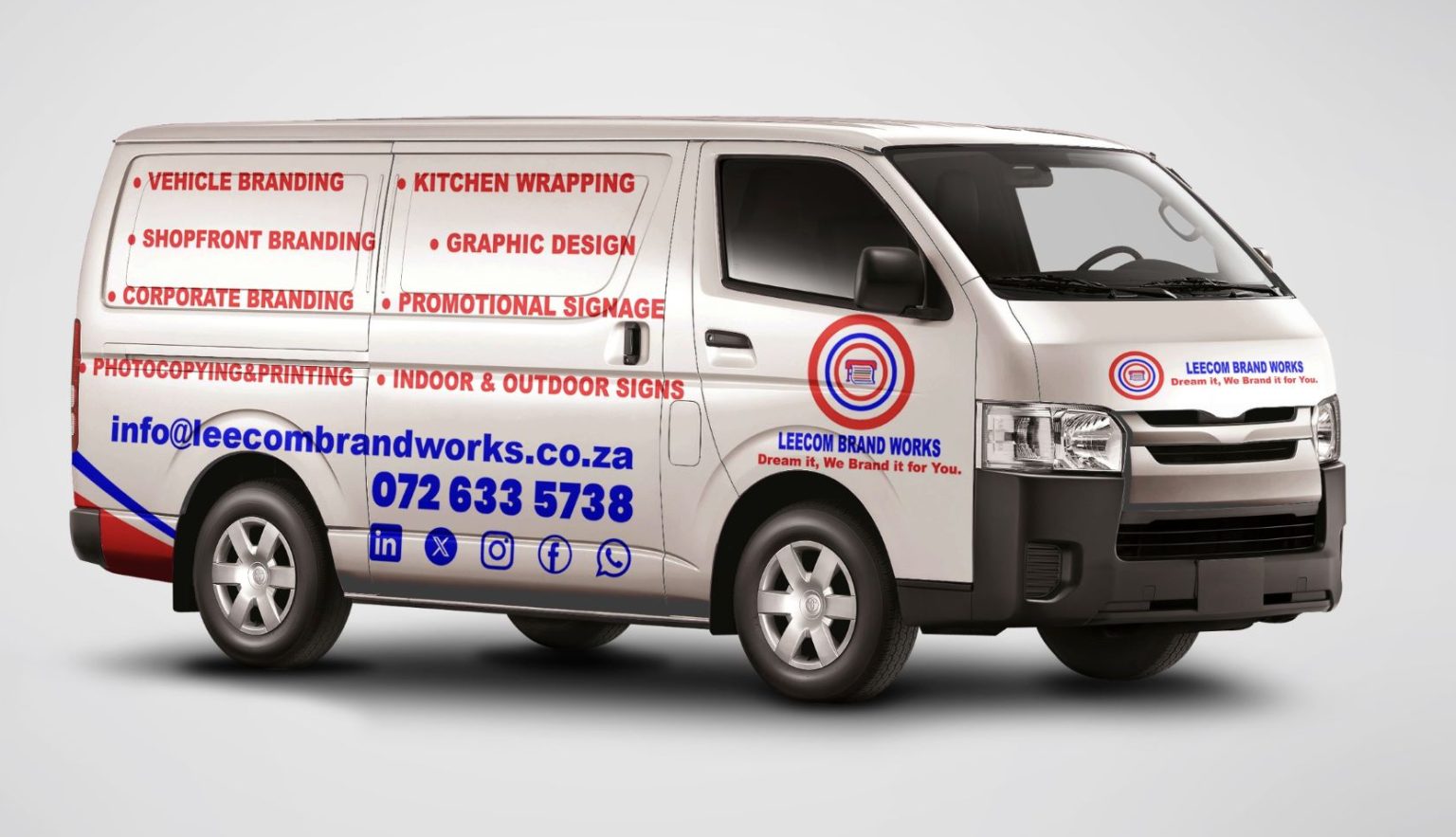 Cargo Van Branding - Leecom Brand Works